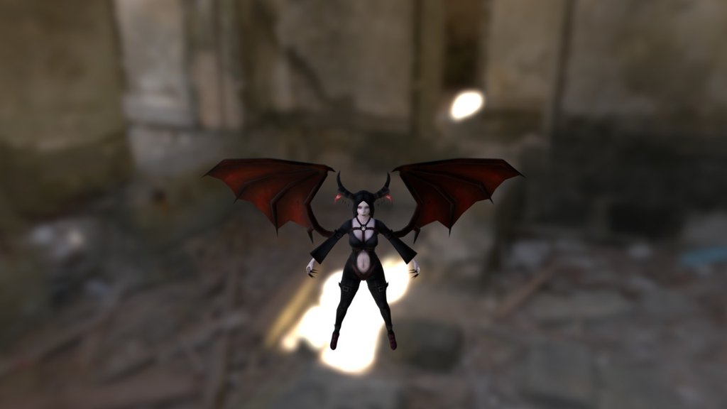 Zarah Winged - 3D model by Vezonia (@vezon122) [9de3299] - Sketchfab