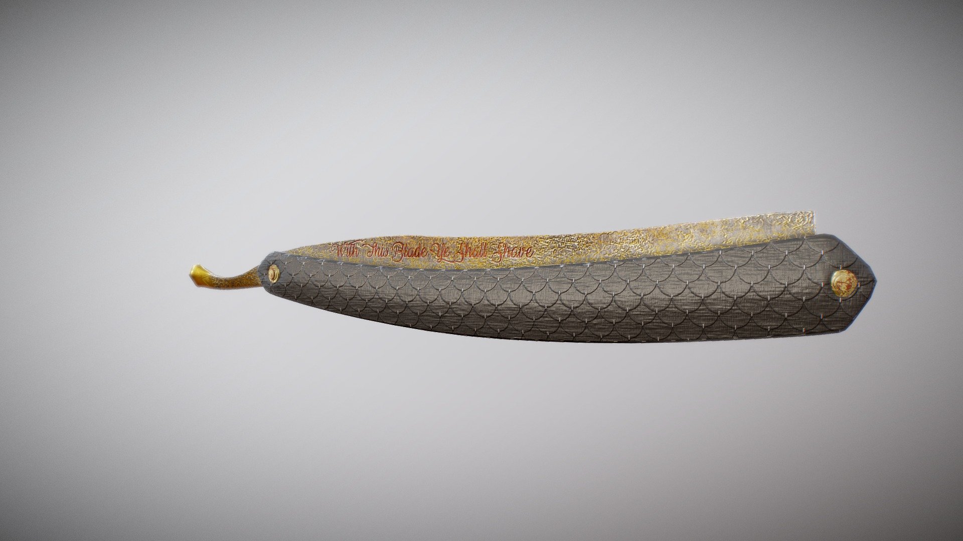 Straight Razor - 3D model by GimpTOOTS [9de3e0e] - Sketchfab