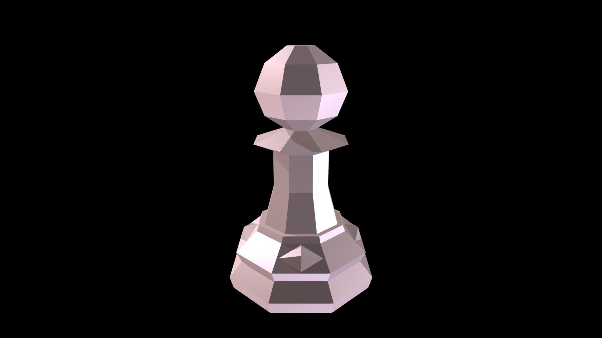 Chess Pawn Low Poly - 3D model by gamebros (@service.gamebros) [9de6681 ...
