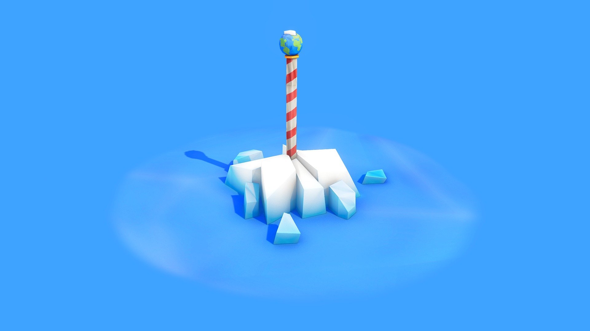 North Pole - 3D model by Julien Chambriard (@julienchambriard) [9de6bb0 ...