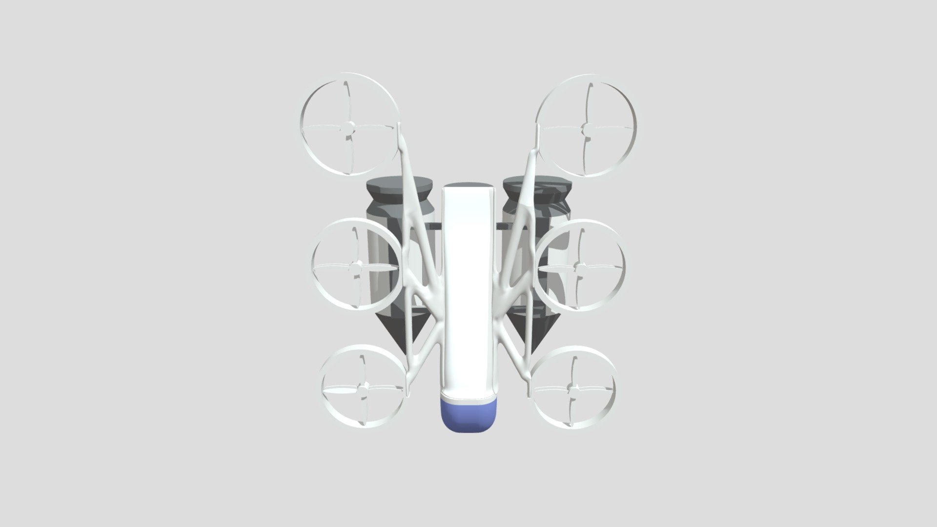 Drone Conceptual Design - Download Free 3D model by icr343 [9de7a18 ...