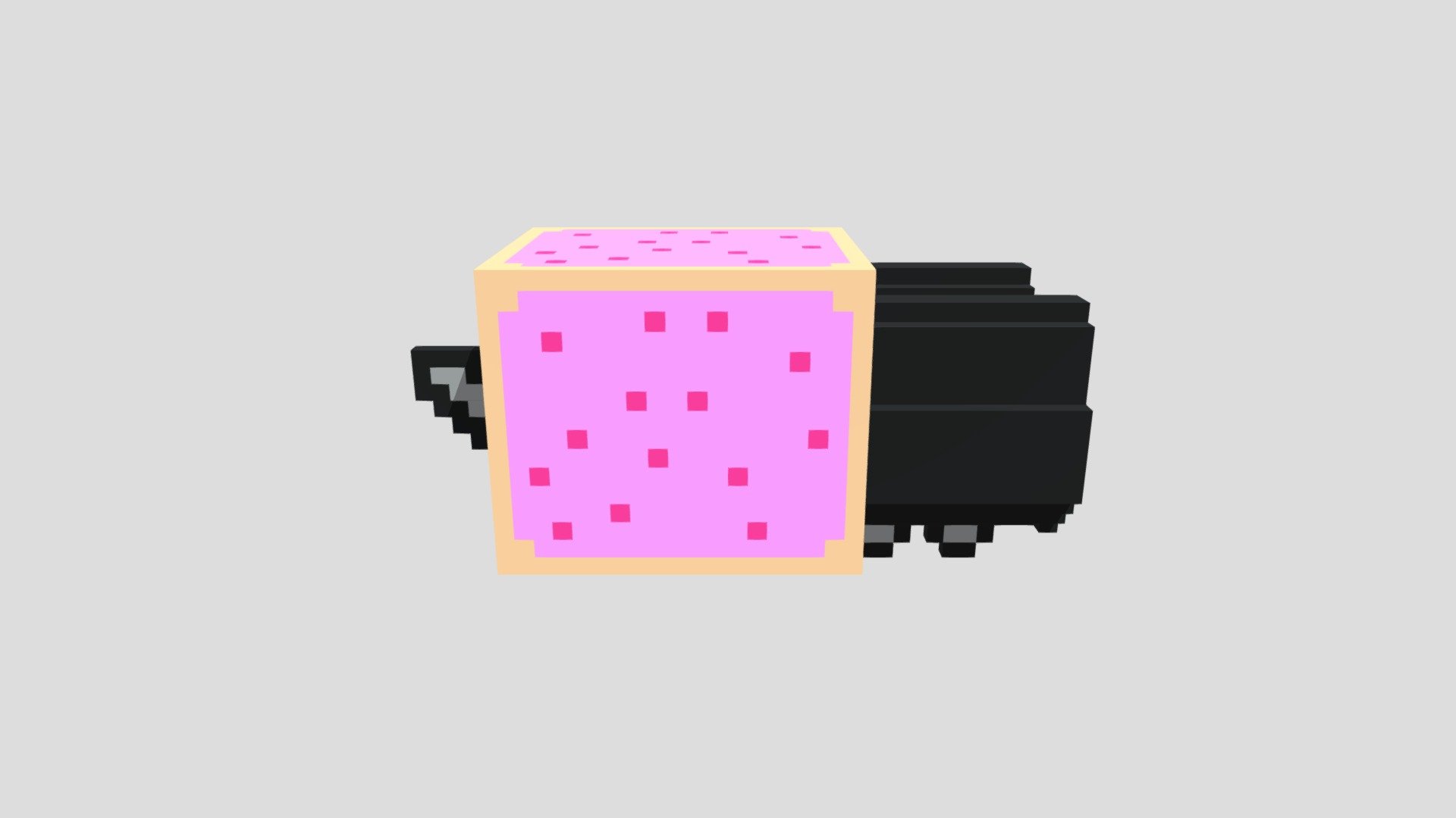 Nyan Cat! (3d version) - 3D model by olgazetka [9de7cca] - Sketchfab
