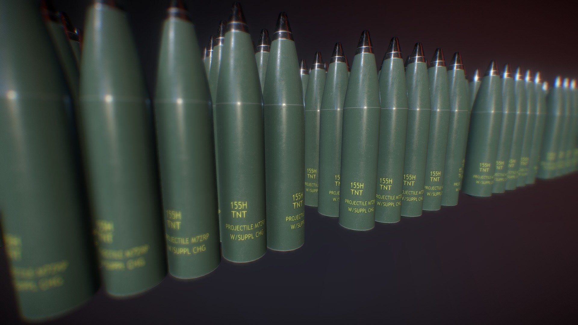 Artillery Ammo 155 mm FH 77 - Download Free 3D model by Idmenthal ...