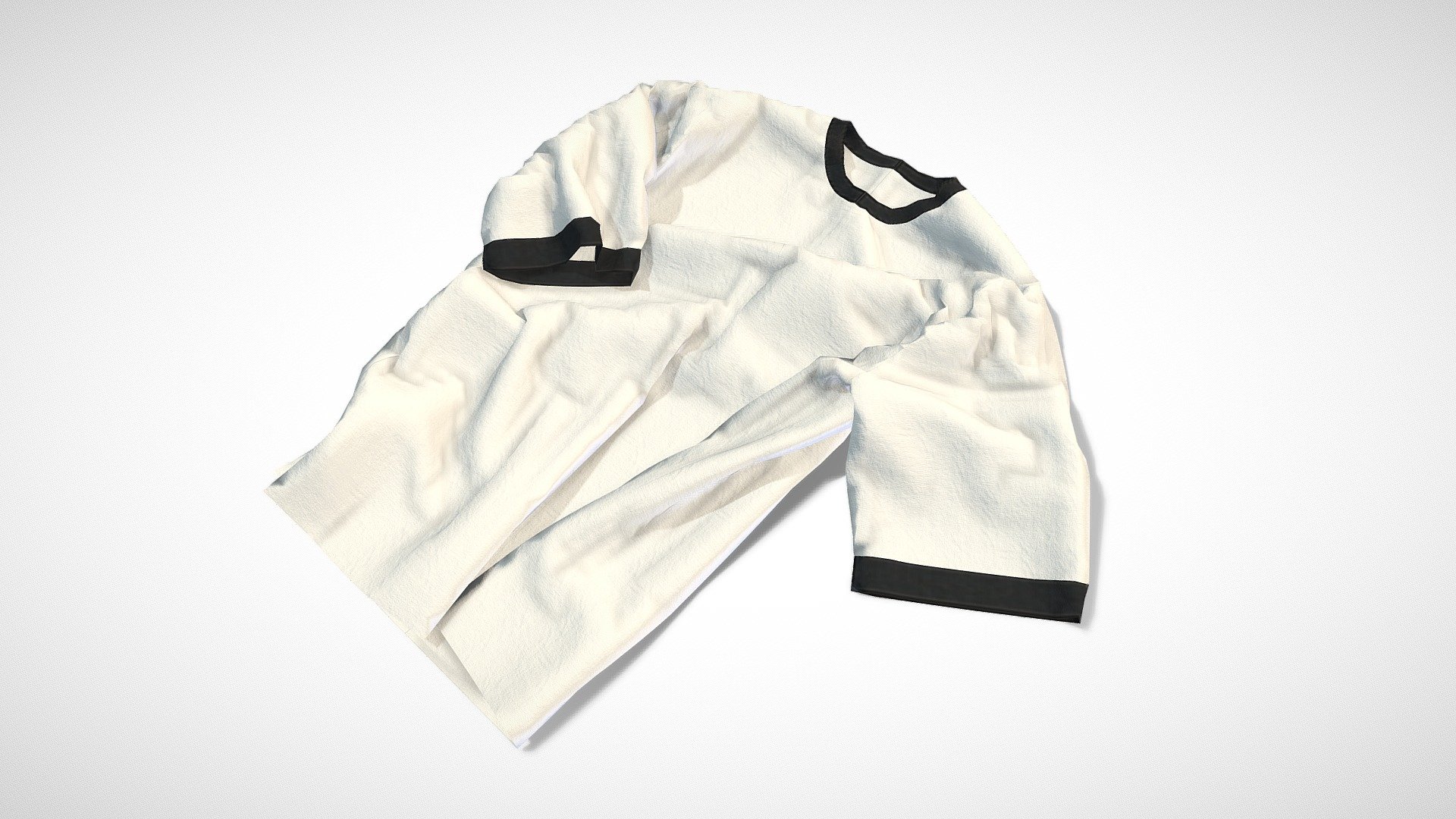 Loose clothing T shirt Game Ready Low Poly - Buy Royalty Free 3D model ...