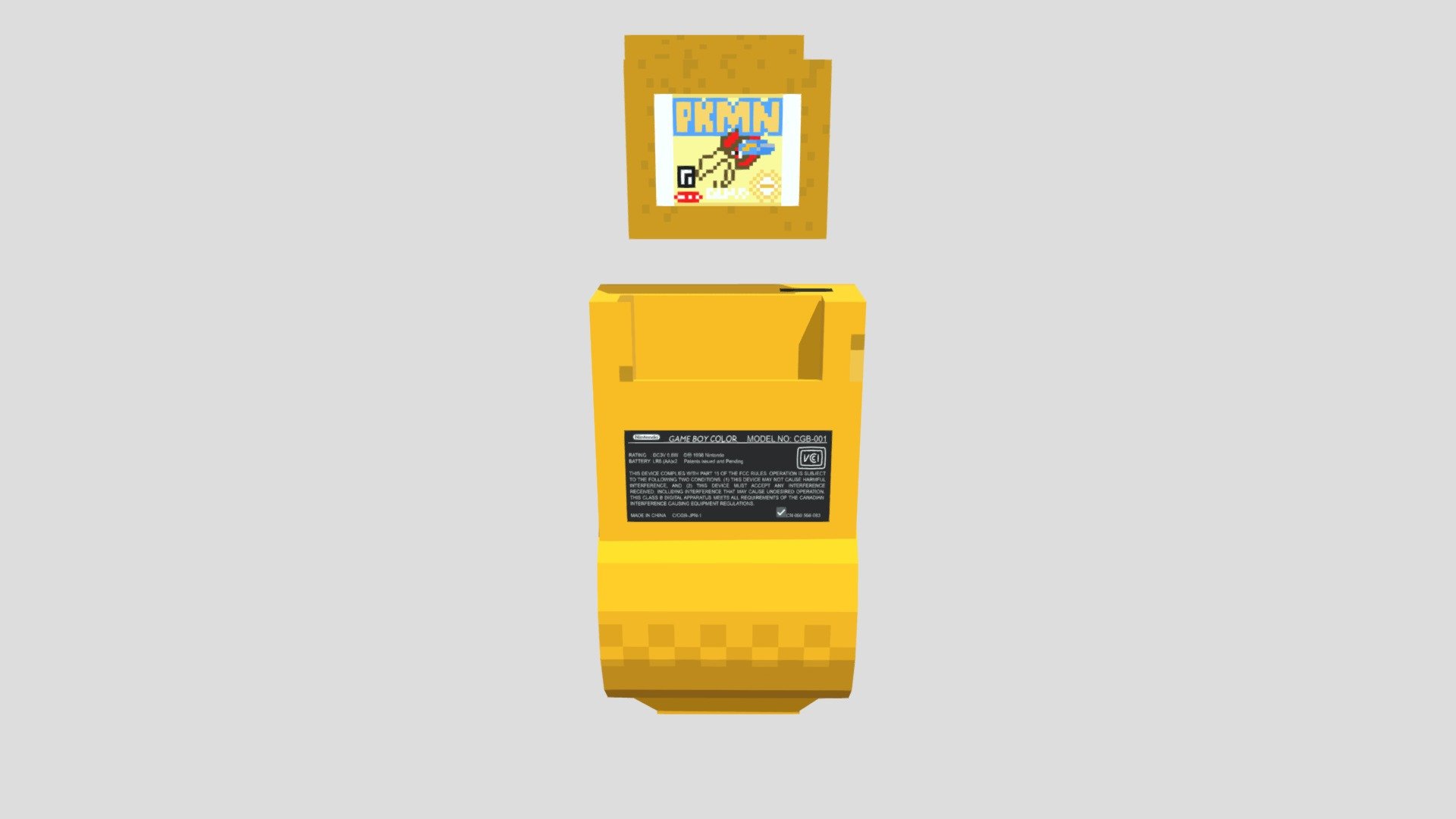 Game Boy Color - 3D model by catmoo [9de973d] - Sketchfab