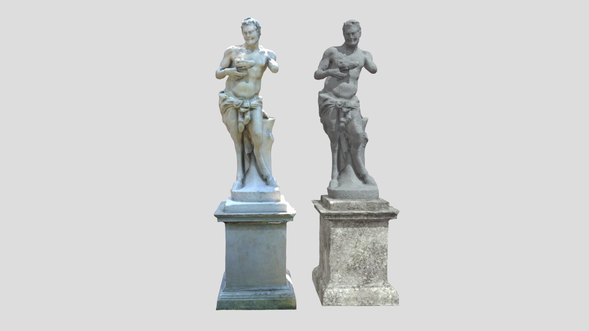 Scan of a standing man - Bundle 2 texture types - Buy Royalty Free 3D ...