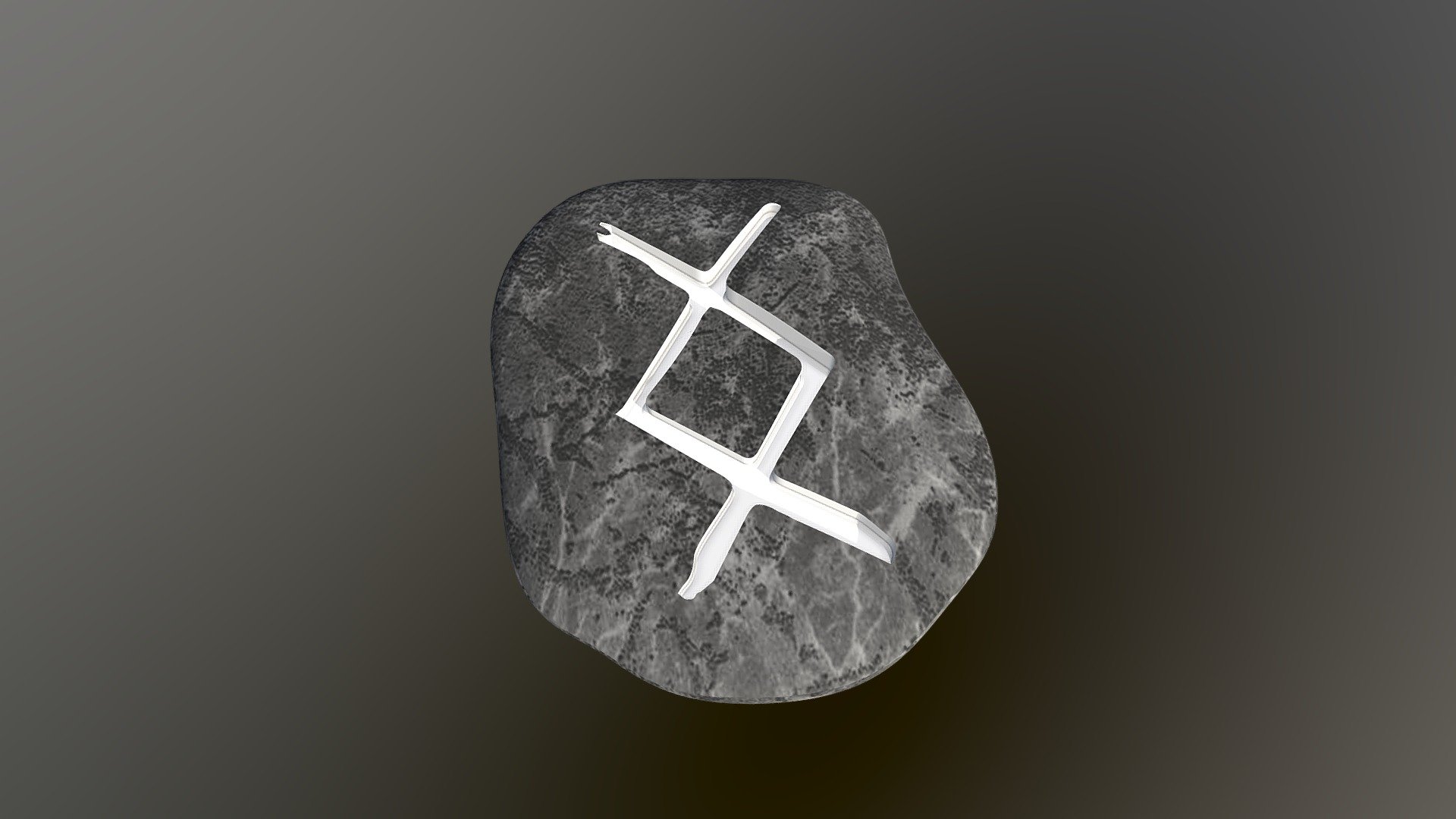 Inguz Rune - 3D model by AlexisAbbott [9deb9e0] - Sketchfab