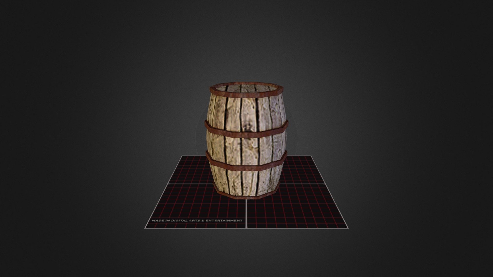 Prop_Barrel - 3D model by gaetanthibaut [9dec310] - Sketchfab