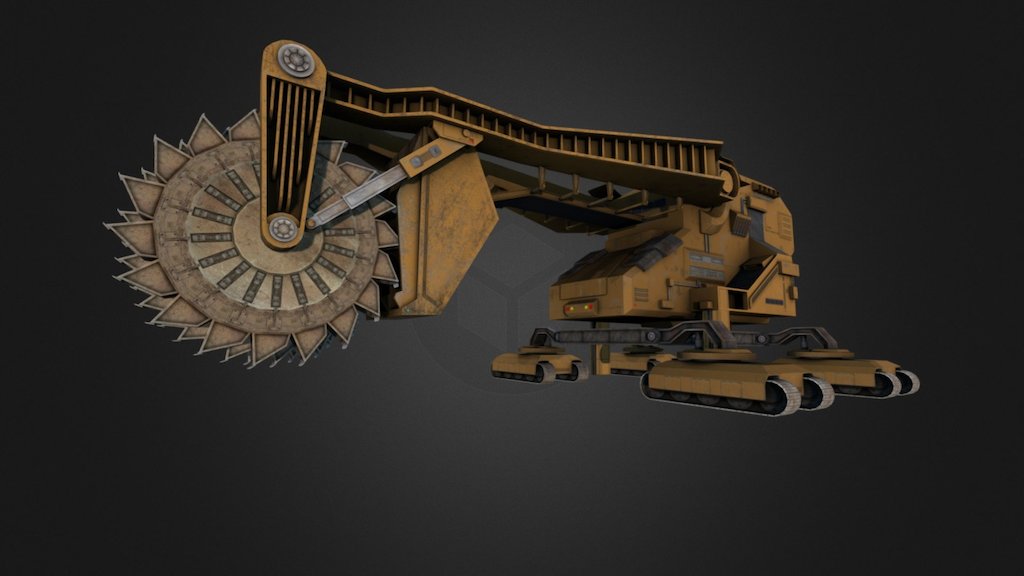 Mining Machine EXT - 3D model by oldpman [9dee01b] - Sketchfab