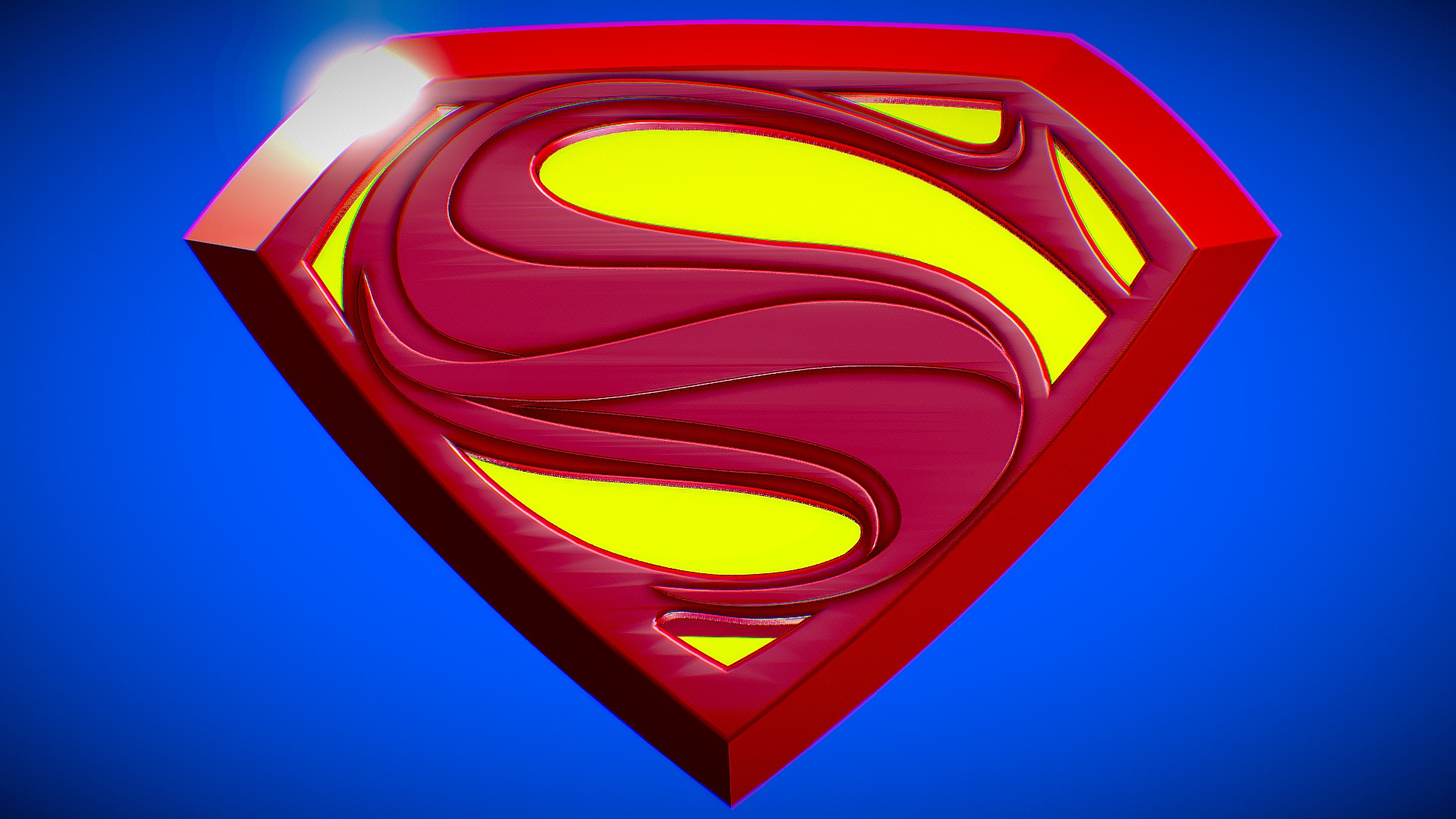 Man Of Steel Shield - 3D model by aris501 [9df0a35] - Sketchfab