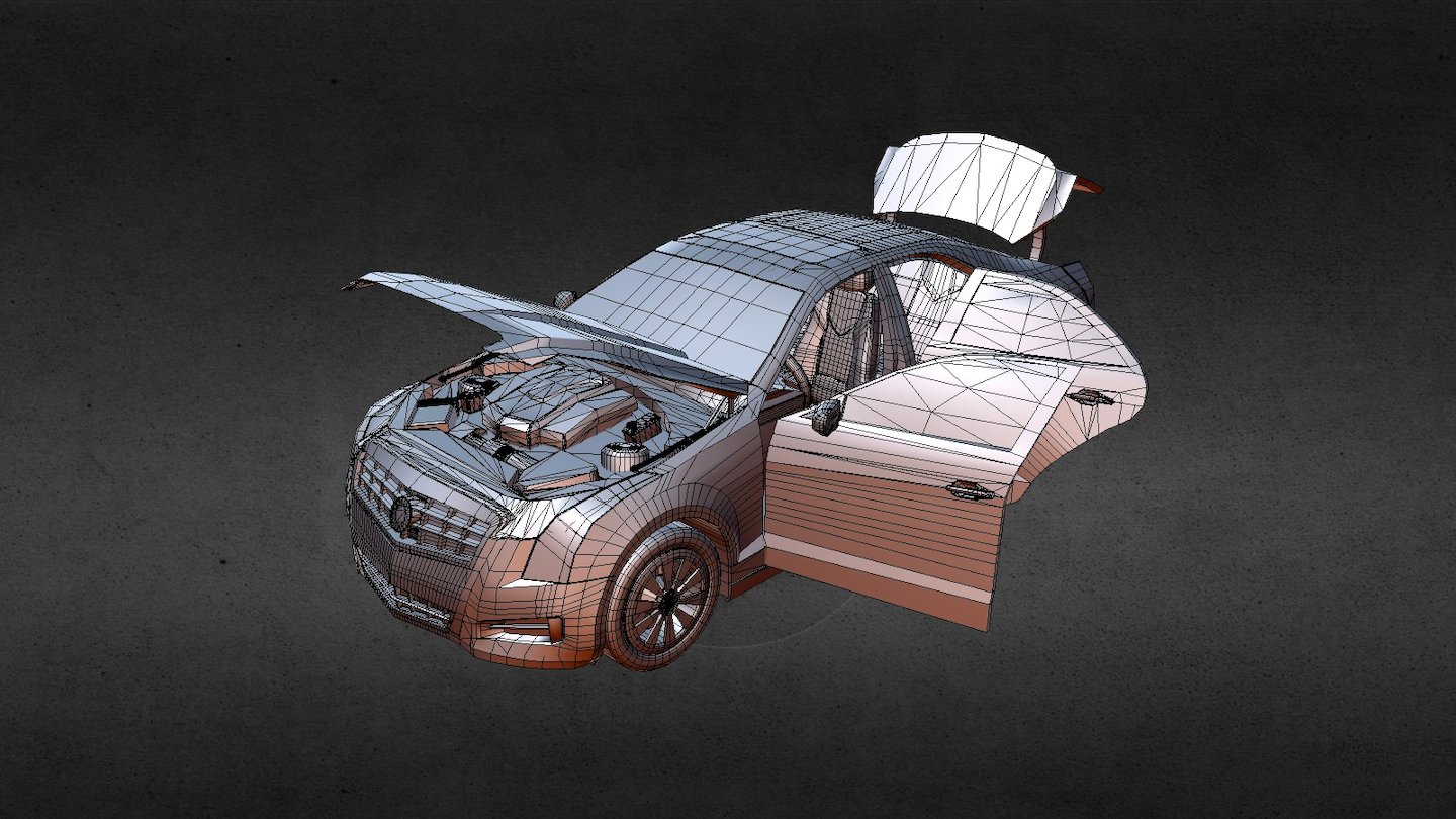 Cadillac ATS - 3D model by Uncon [9df1601] - Sketchfab