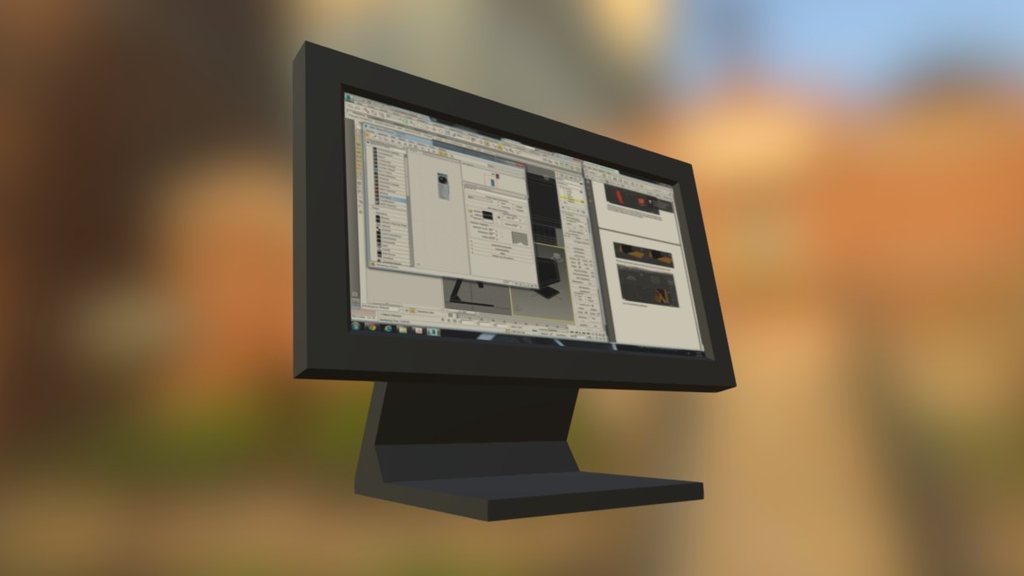 Monitor - 3D model by Thaddaios (@tjdogg) [9df470d] - Sketchfab