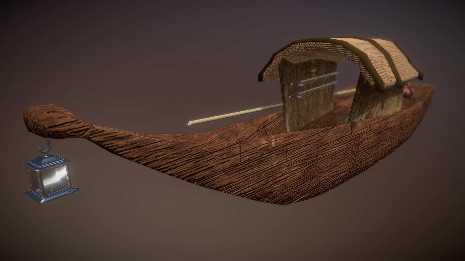 Sampan - Download Free 3D model by mreaking [9df476f] - Sketchfab