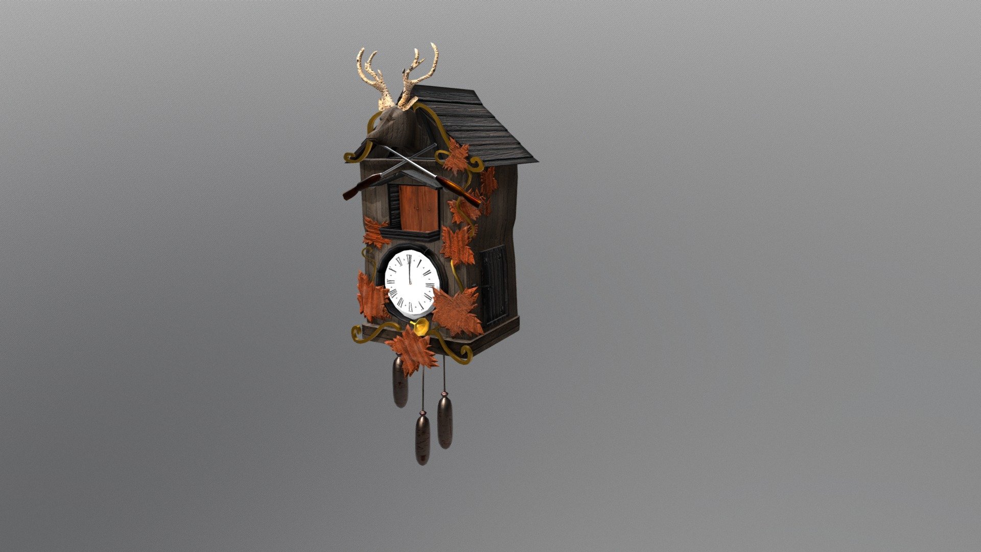 Cuckoo Clock - 3D model by tim_444 [9df617f] - Sketchfab