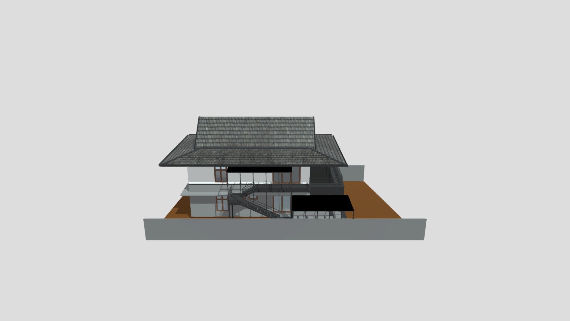 BUSHRA RESIDENCE ERAMANGALAM - 3D model by 75 EAST ARCHITECTURE ...