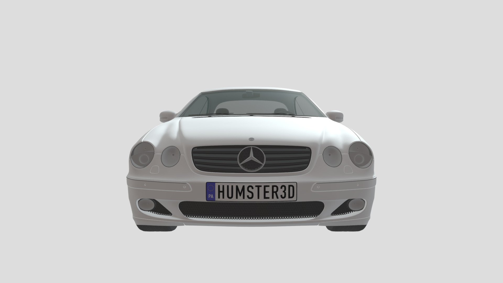 Mercedes- Benz CL-class coupe W215 - Download Free 3D model by ...