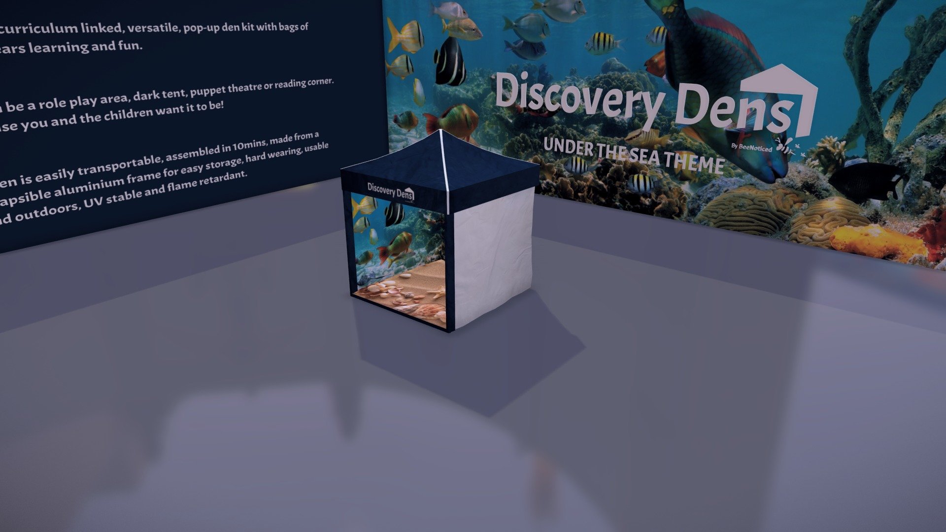 Discovery Dens - Under The Sea theme - 3D model by Top Marquees ...