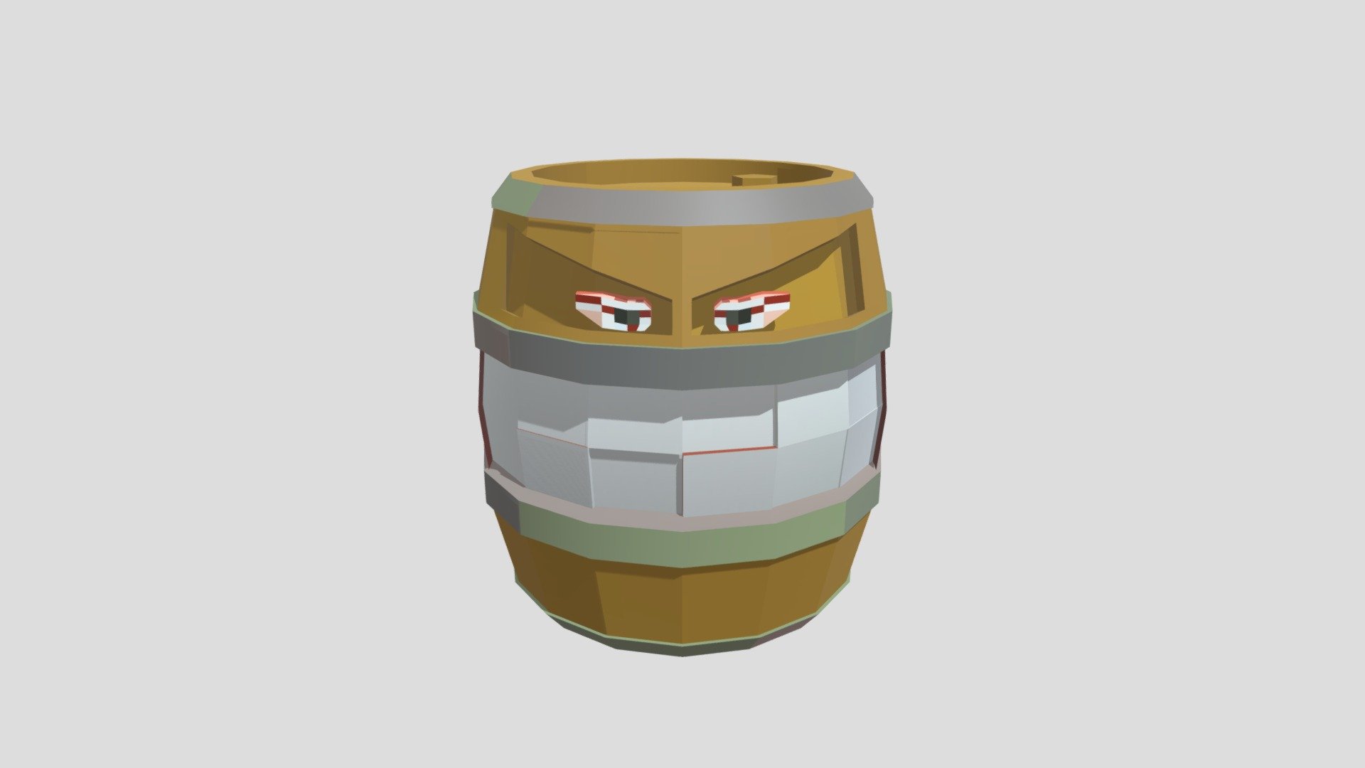 BARREL ANGRY - 3D model by MetaAnalytics [9df881d] - Sketchfab