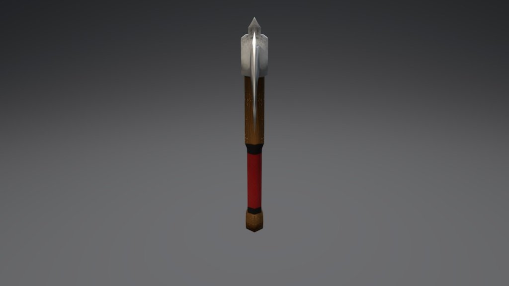 Texture Painting an Axe - 3D model by Kajetan (@korzelek) [9df9452 ...