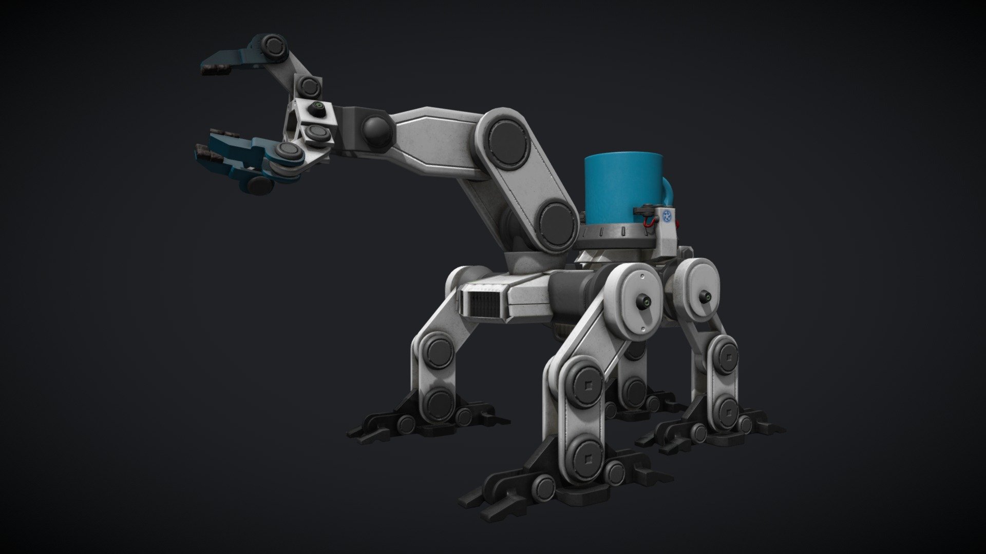 Robot - Download Free 3D model by DumitriyL [9dfd4ec] - Sketchfab