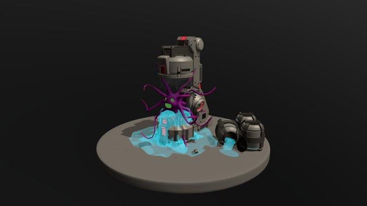 Cryo-chamber 3D models - Sketchfab
