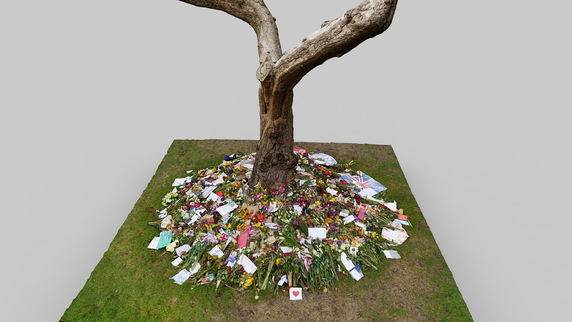Green Park Flower Memorial - Download Free 3D model by artfletch ...