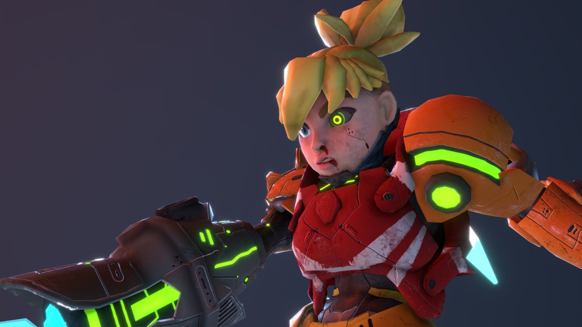 Samus Aran (redesign) - 3D model by el_simonky (@elsimonky) [9dffc88 ...