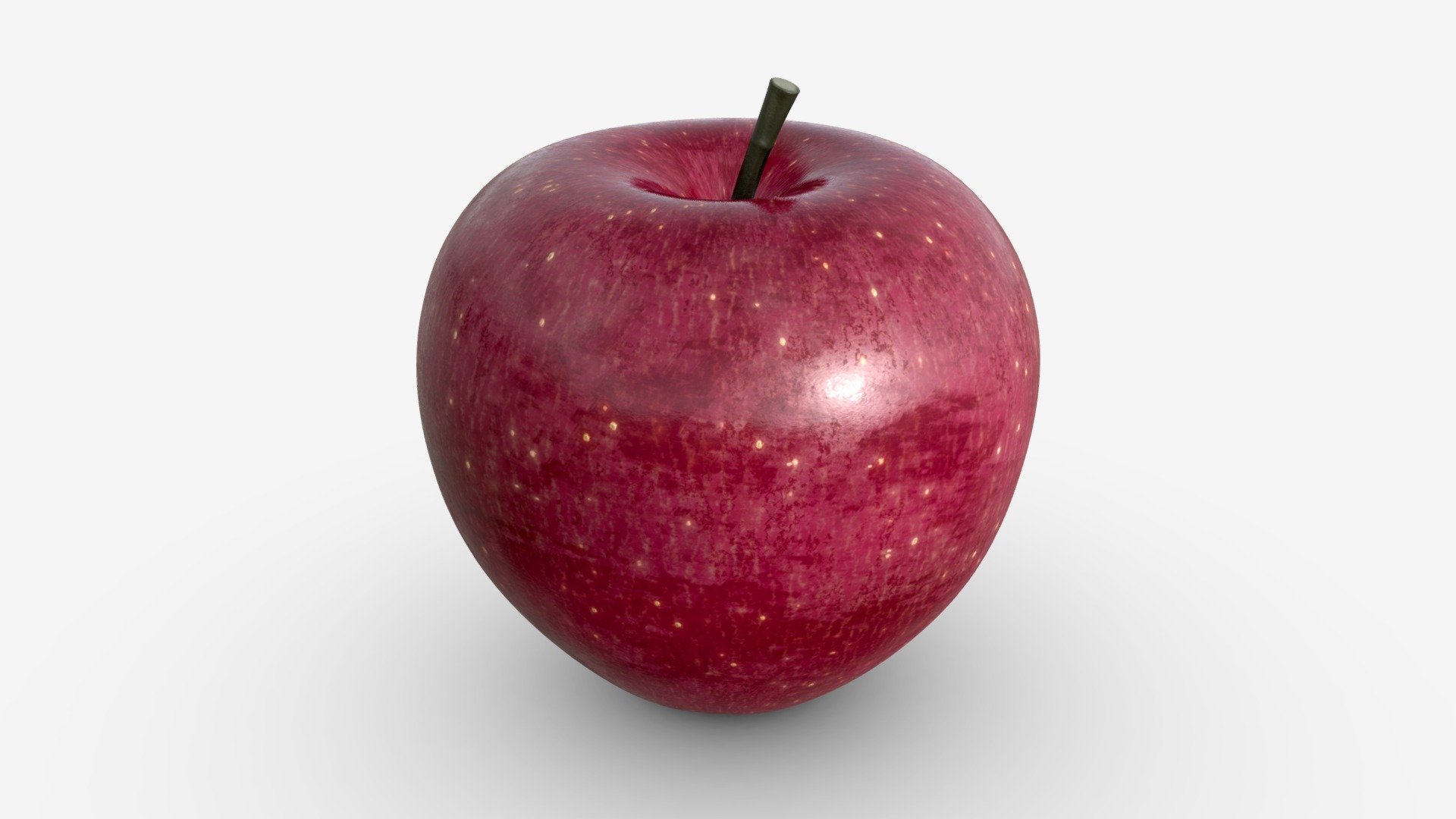 Apple single fruit red - Buy Royalty Free 3D model by HQ3DMOD ...