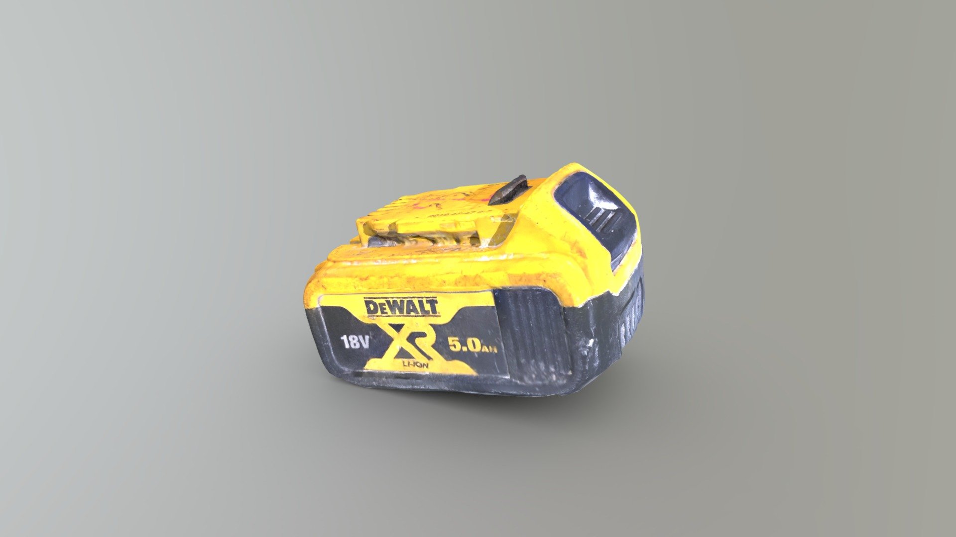DeWalt 18v 5.0AH Li-ion Battery - Download Free 3D model by BBSmith ...