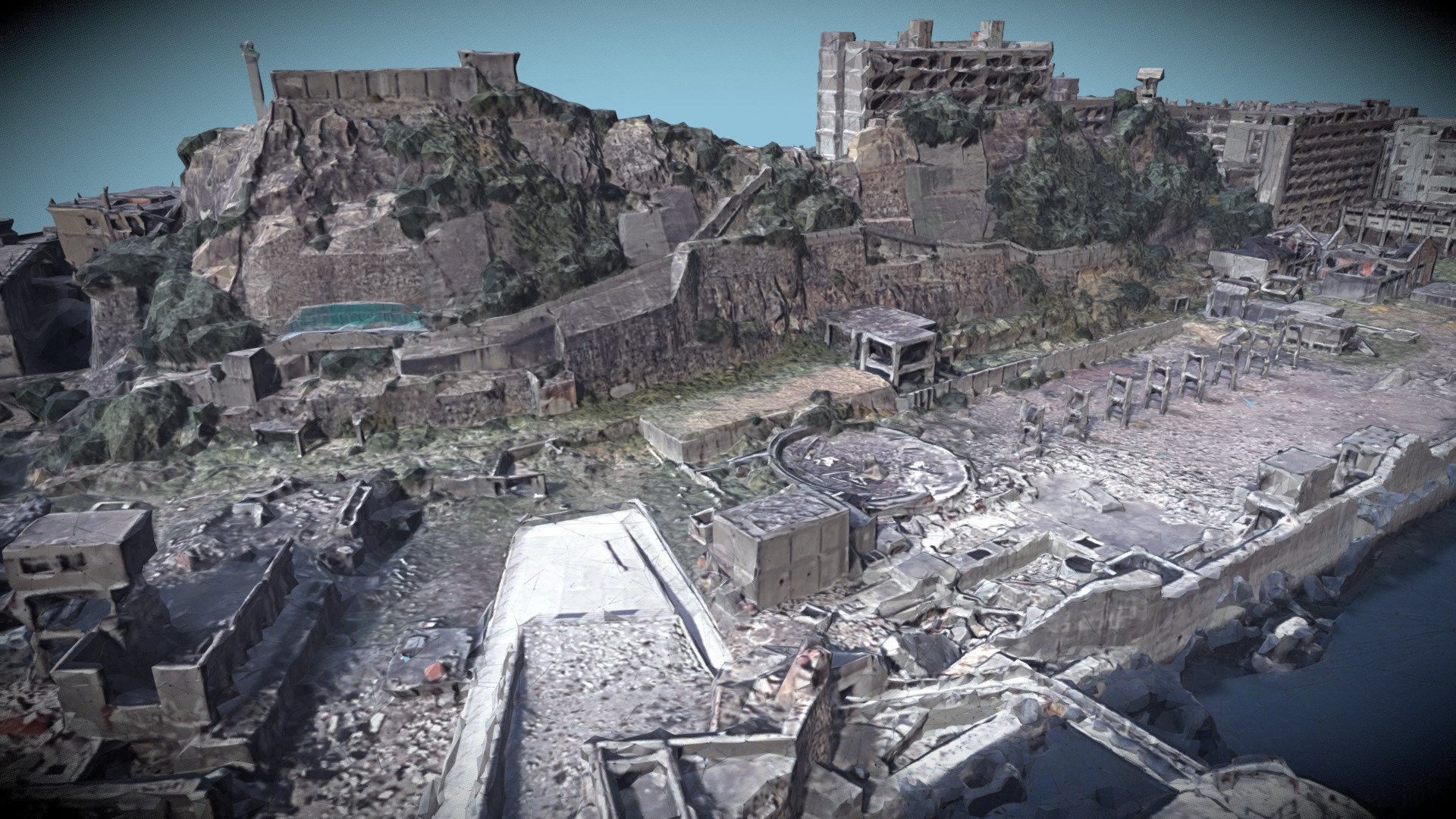 Hashima Island, Nagasaki, Japan - Download Free 3D model by Brian ...