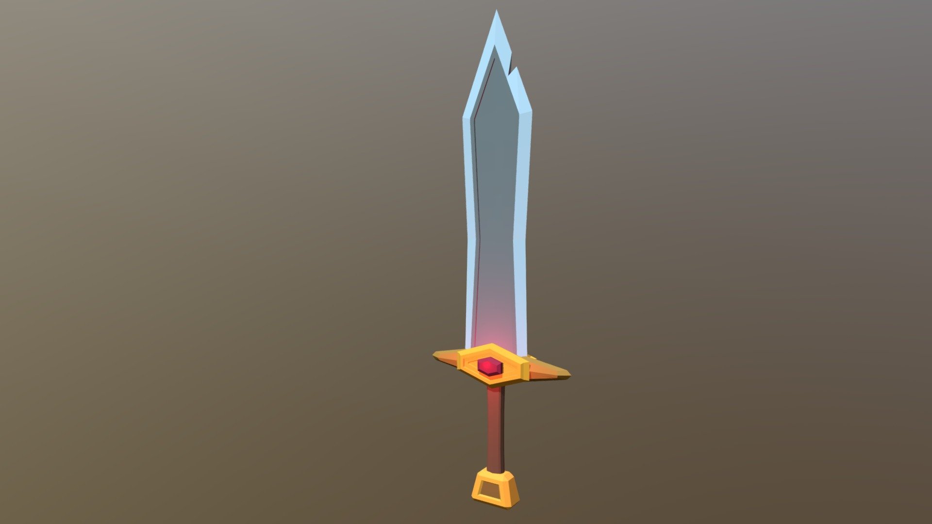 Sword low poly - 3D model by ClauViolette [9e0335c] - Sketchfab