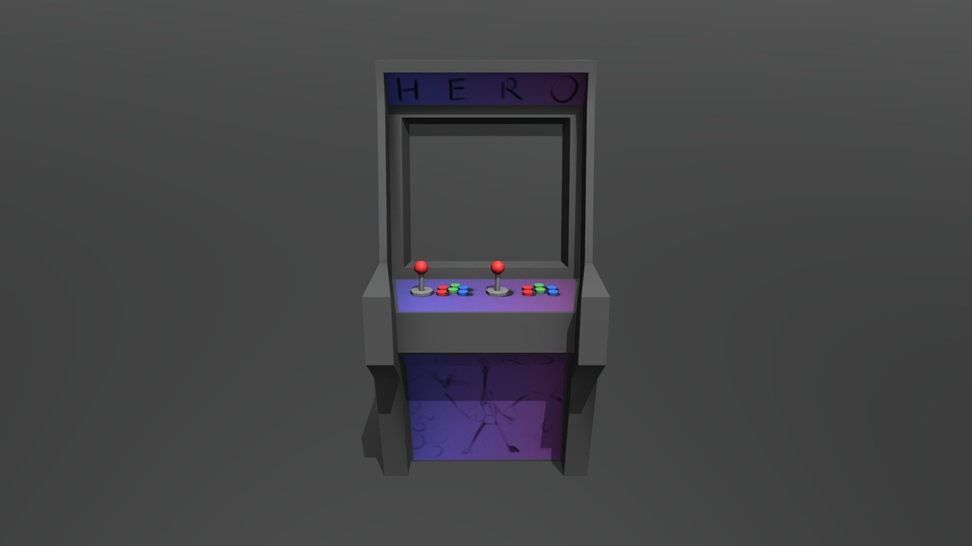 Arcade Kast. - Download Free 3D model by Mrmanateeas [9e03b95] - Sketchfab