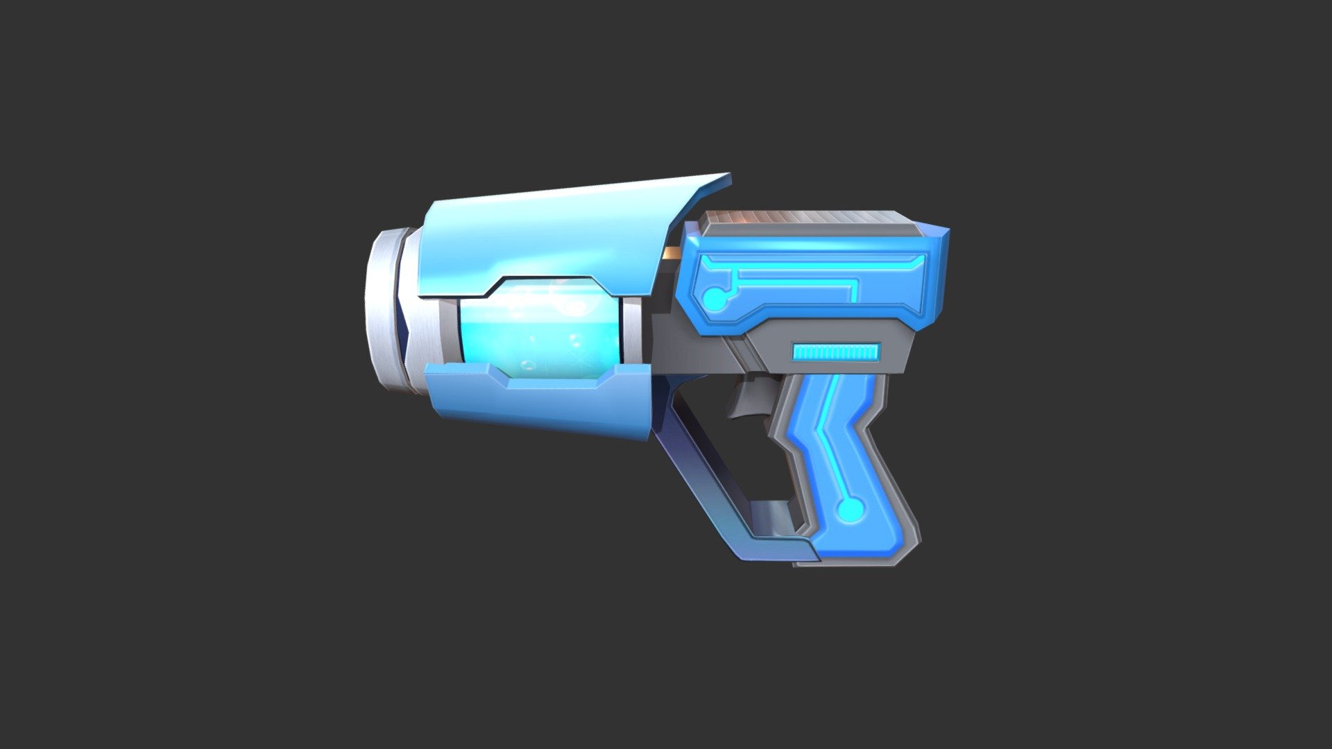 Technology gun_ion gun - 3D model by Chun.Ying.Cheng [9e058eb] - Sketchfab