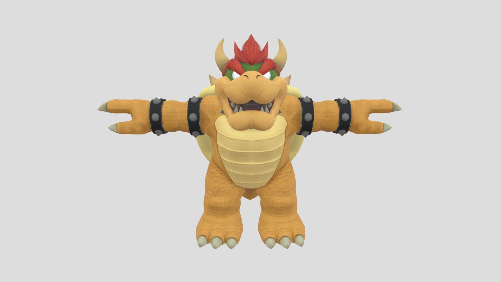 Bowser (Color 1) (SSB4) - Download Free 3D model by Austin Zimmermann ...