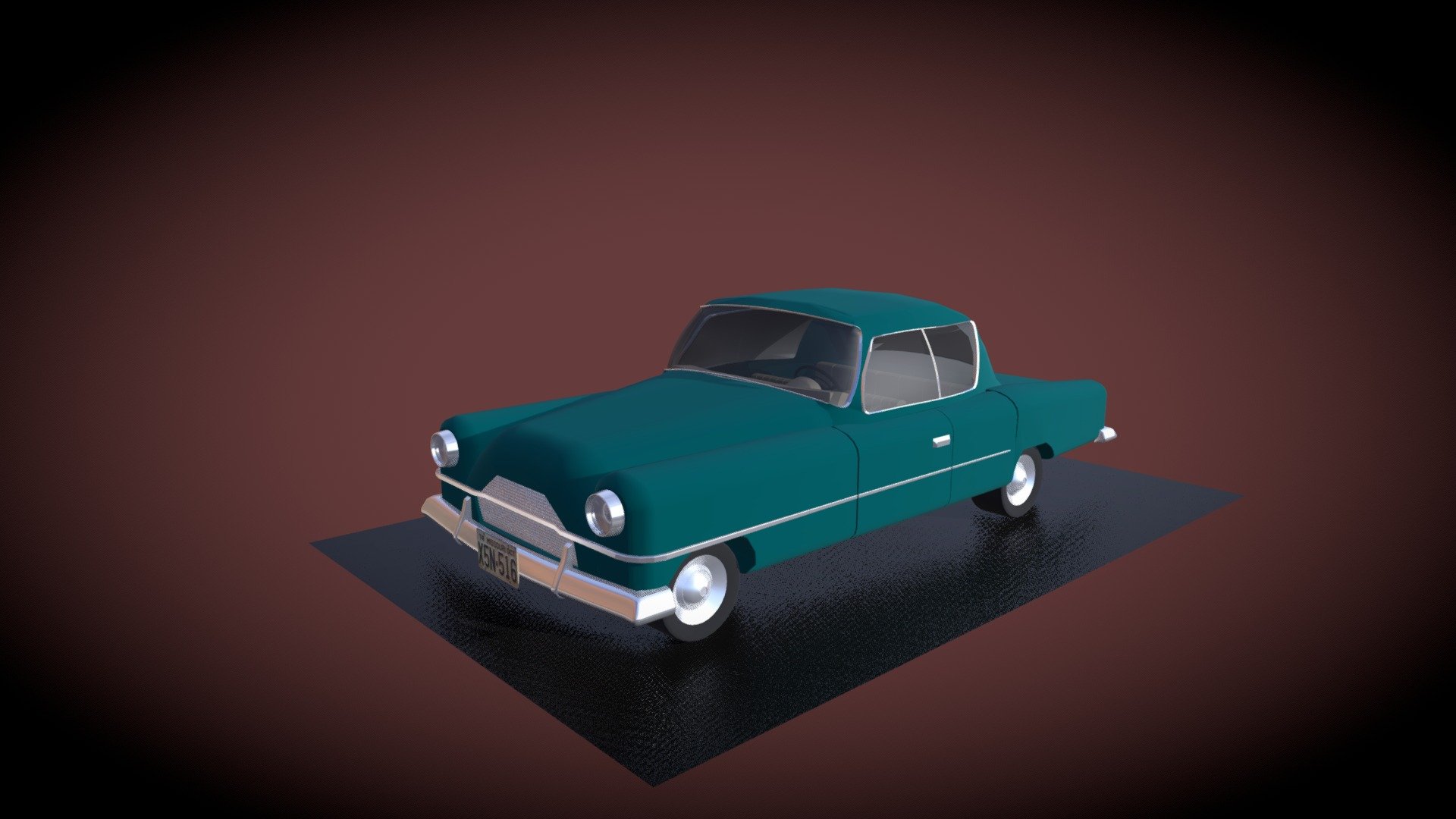 vintage car - 3D model by Sibyl Jobin (@sibylj) [9e068d1] - Sketchfab
