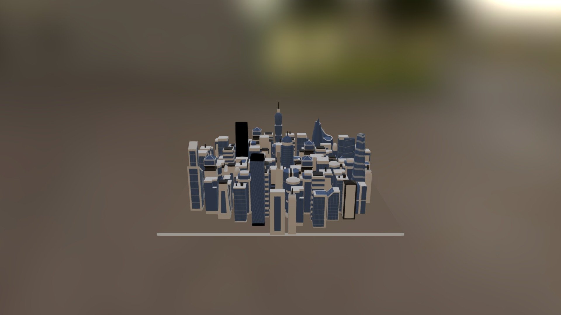 City Center - 3D model by JaneyvanTrigt [9e06cec] - Sketchfab