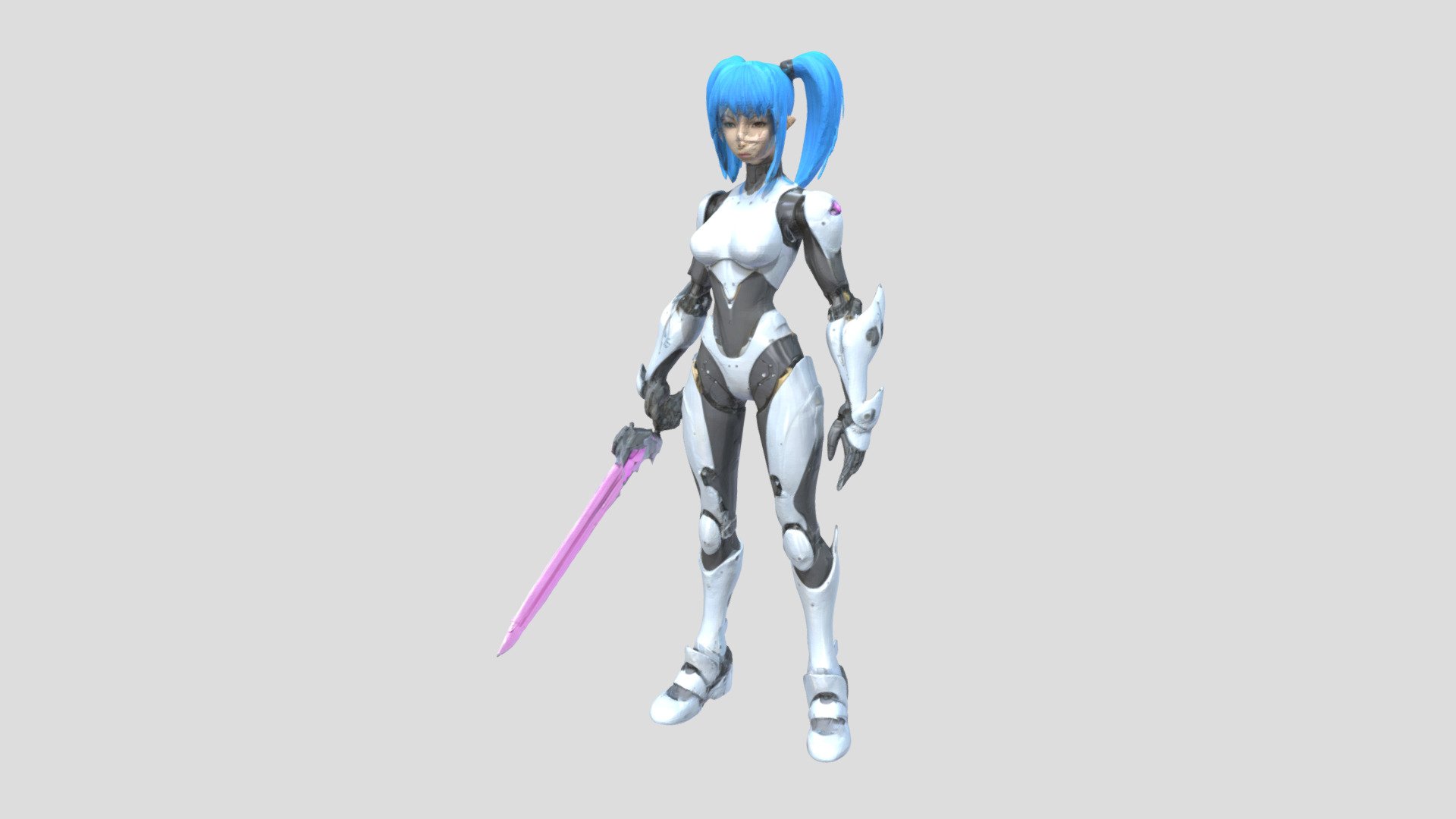 Cyber Valkyrie - Download Free 3D model by Ar3Designer [9e07dff ...