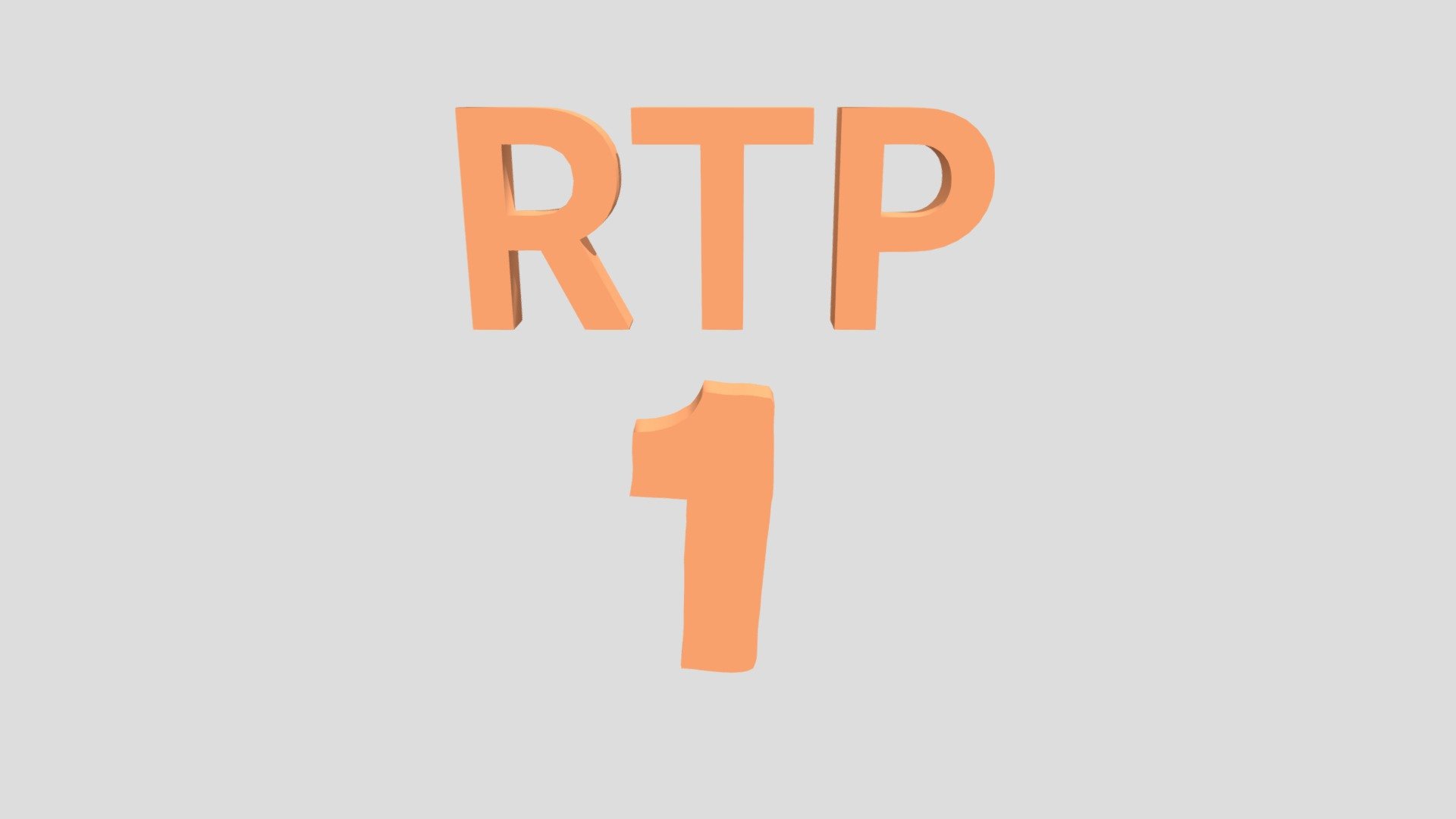 RTP1 LOGO 1983 - Download Free 3D model by Giorgos kyriacou ...