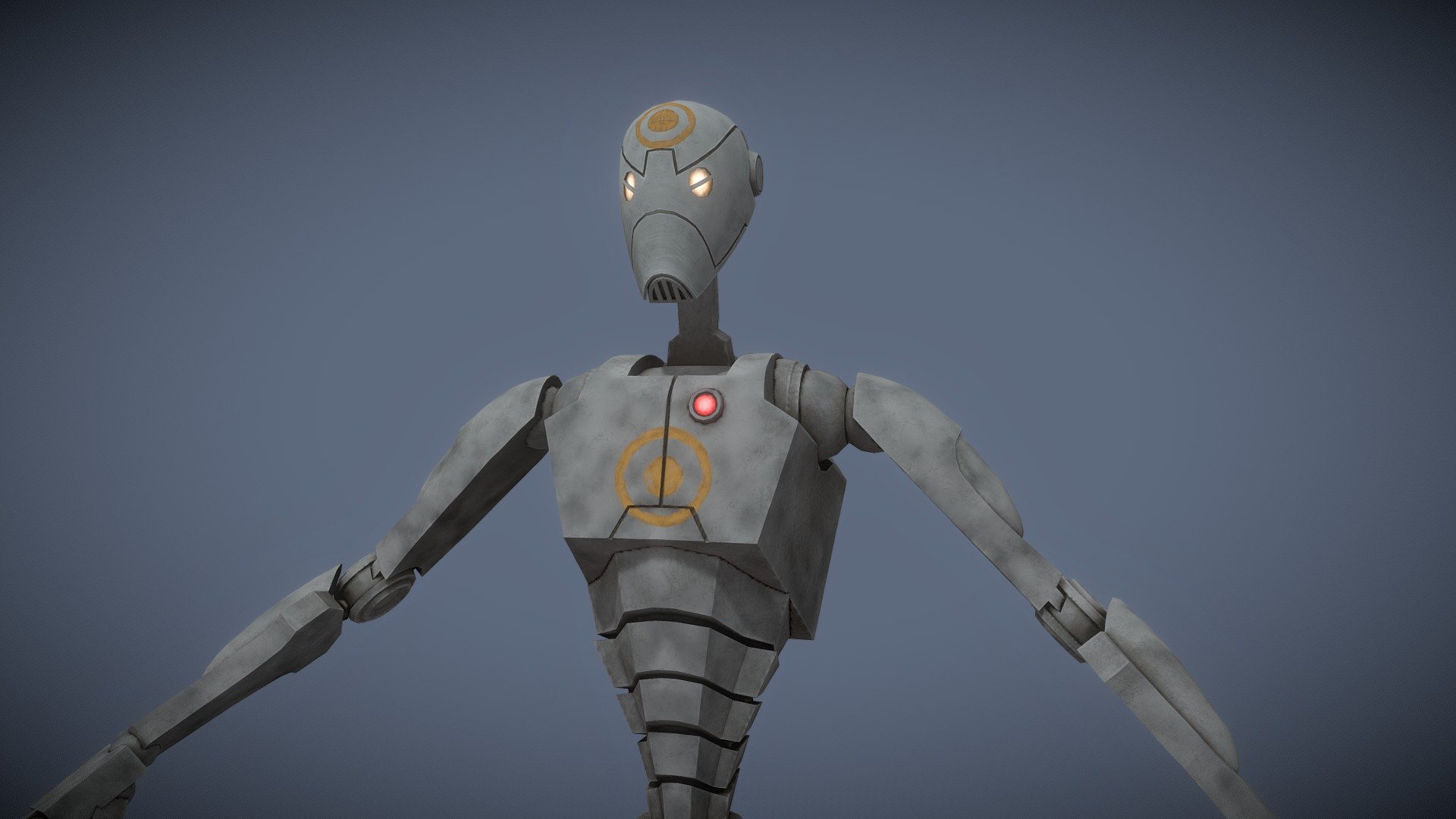 BX Commando (Training Droid) | Bad Batch | Rig - 3D model by Eddie ...