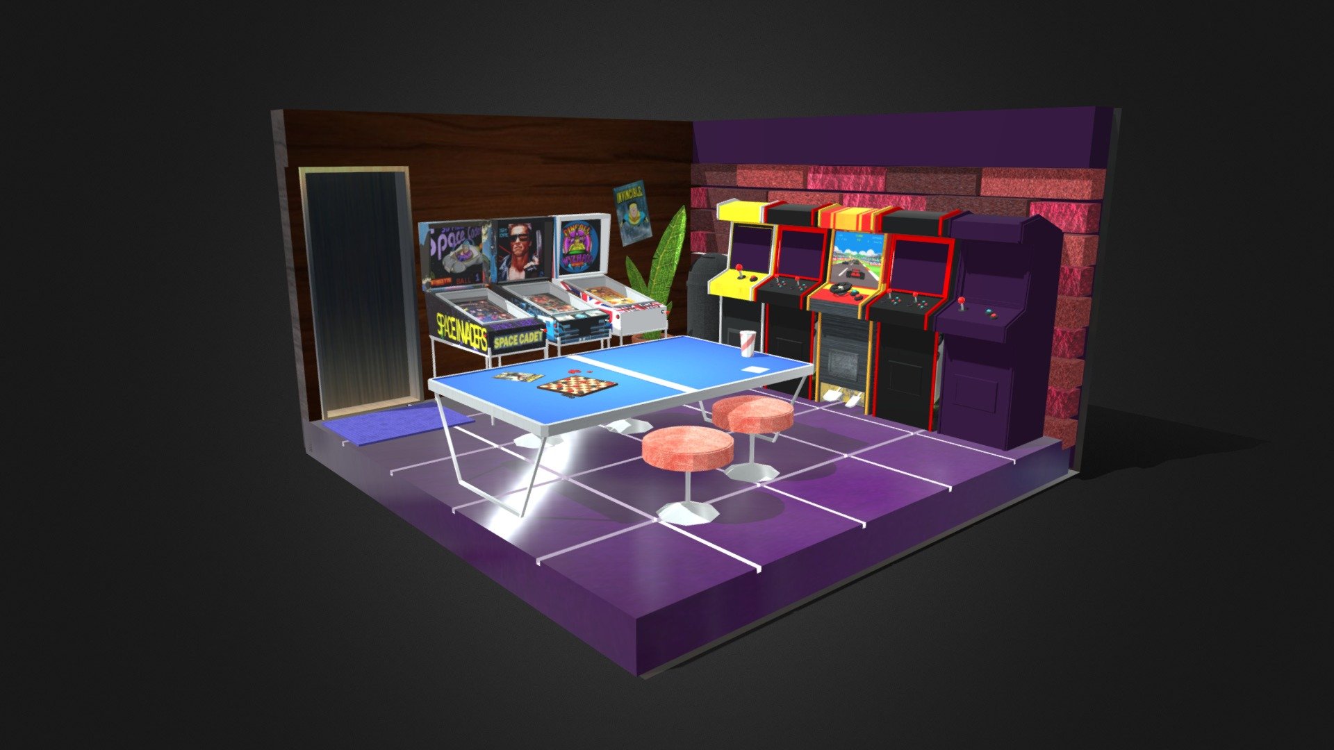 Arcade_Sketchfab - 3D model by Axel_Choreno [9e0a80a] - Sketchfab