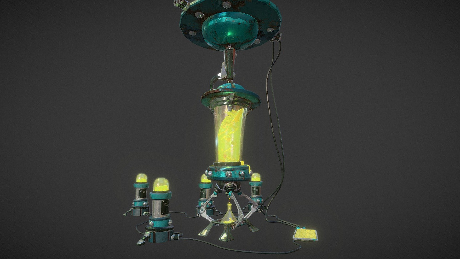 Stylized Lab Machinery - 3D model by mousym [9e0ab4e] - Sketchfab