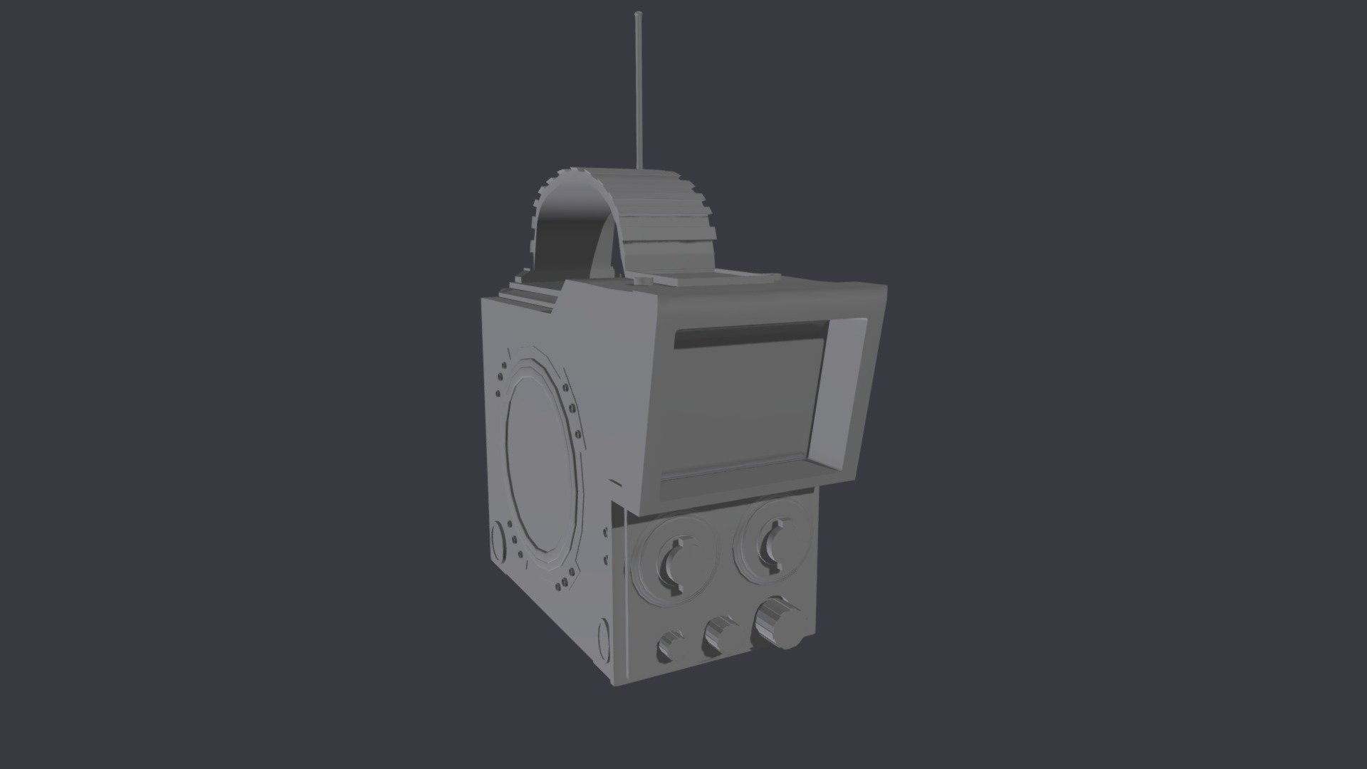 Radio WIP - 3D model by glograsso [9e0b2e3] - Sketchfab