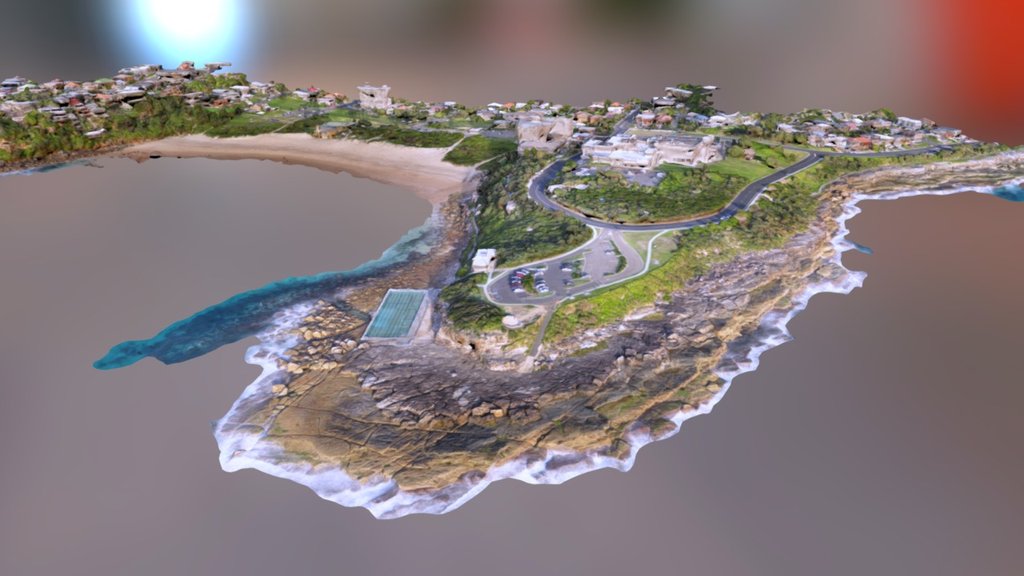 Freshwater Beach - 3D model by chrisdrummond [9e0ca31] - Sketchfab
