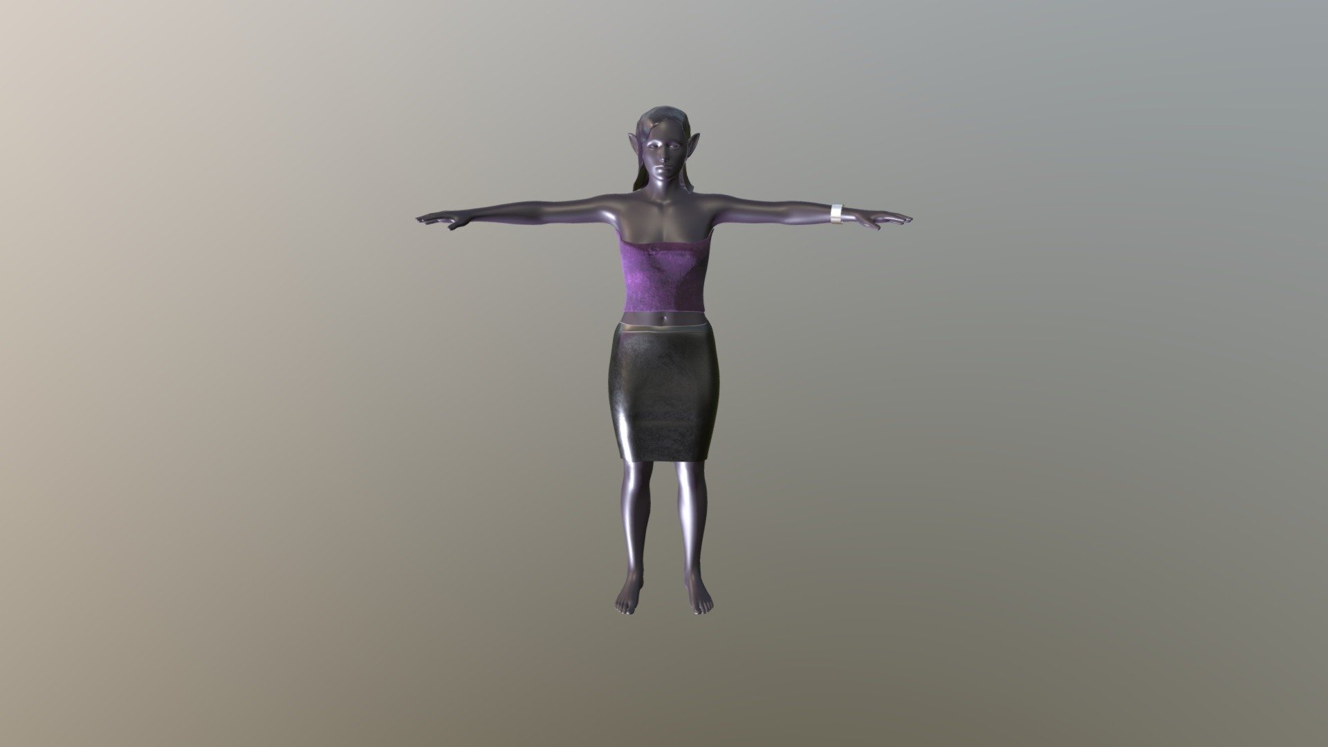 Female Elf - 3D model by sakuraa [9e0d4be] - Sketchfab