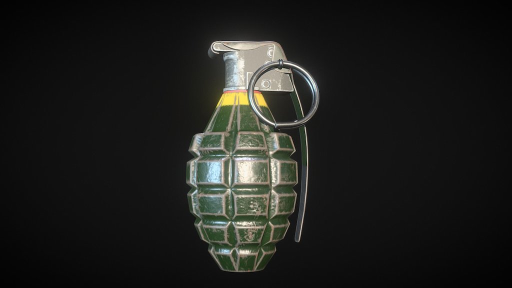 MK2 Grenade - Download Free 3D model by Pixel (@stefan.lengyel1 ...