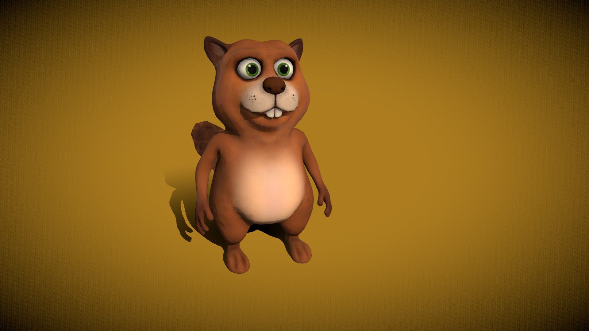 cartoon beaver - Buy Royalty Free 3D model by 3DAnvil [9e10395 ...