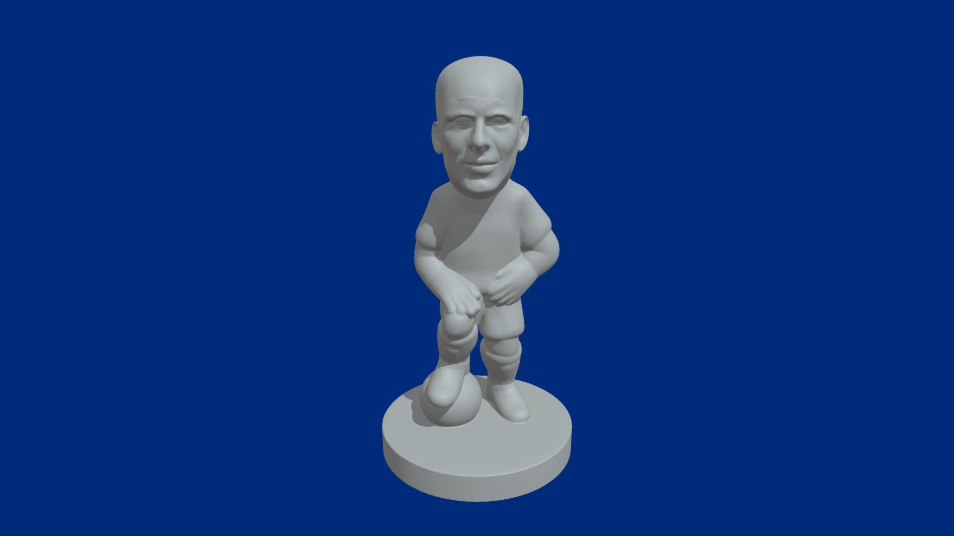ZINEDINE ZIDANE PRINTABLE MODEL - 3D model by mhmdalan [9e11529 ...