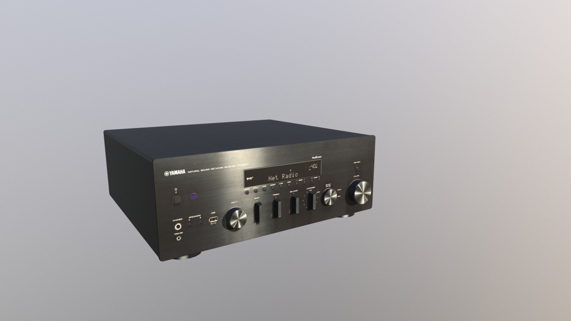 Yamaha RN602 Black - 3D model by vladatmm [9e11569] - Sketchfab