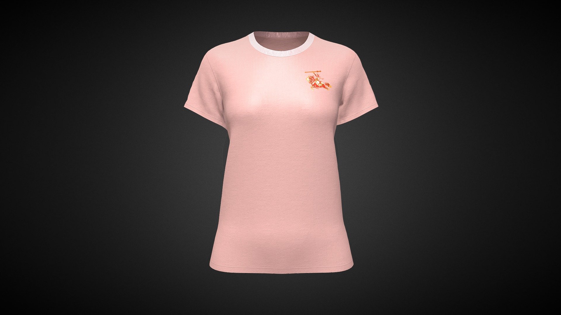 Girls Pink Tops - Buy Royalty Free 3D model by Clothing Axis ...