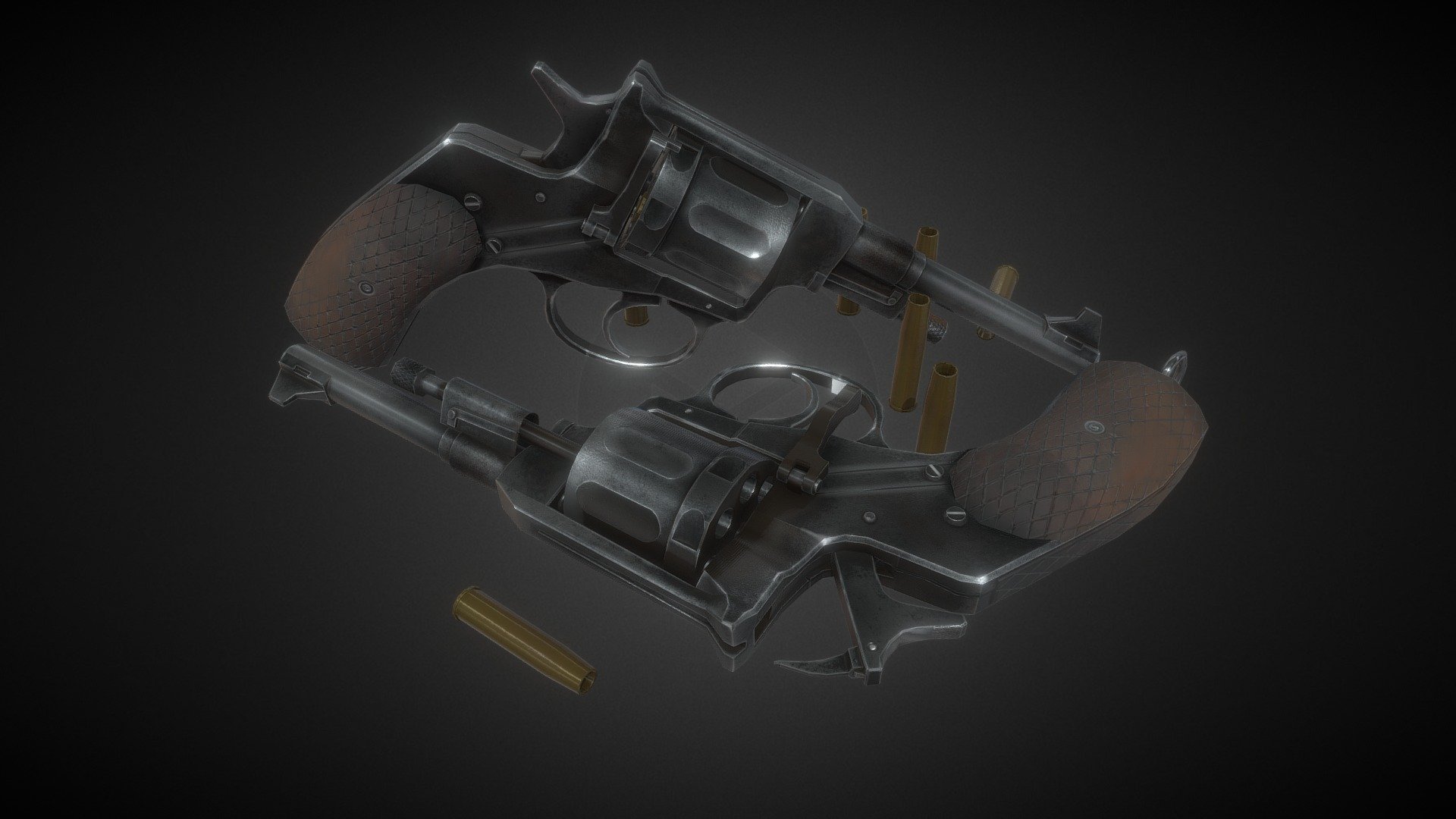 Nagan 1915 - 3D model by IlliaKukharchyk [9e12b2f] - Sketchfab